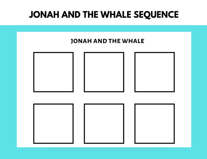 Jonah and the Whale Craft, Jonah and the Whale Bible Story, Sunday ...
