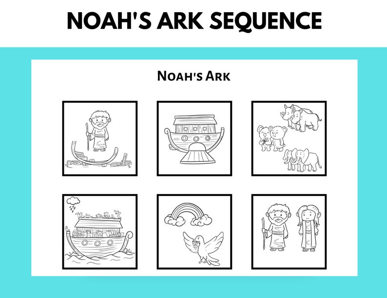 Noah's Ark Craft, Noah's Ark Bible Story, Sunday School Craft, Vacation ...
