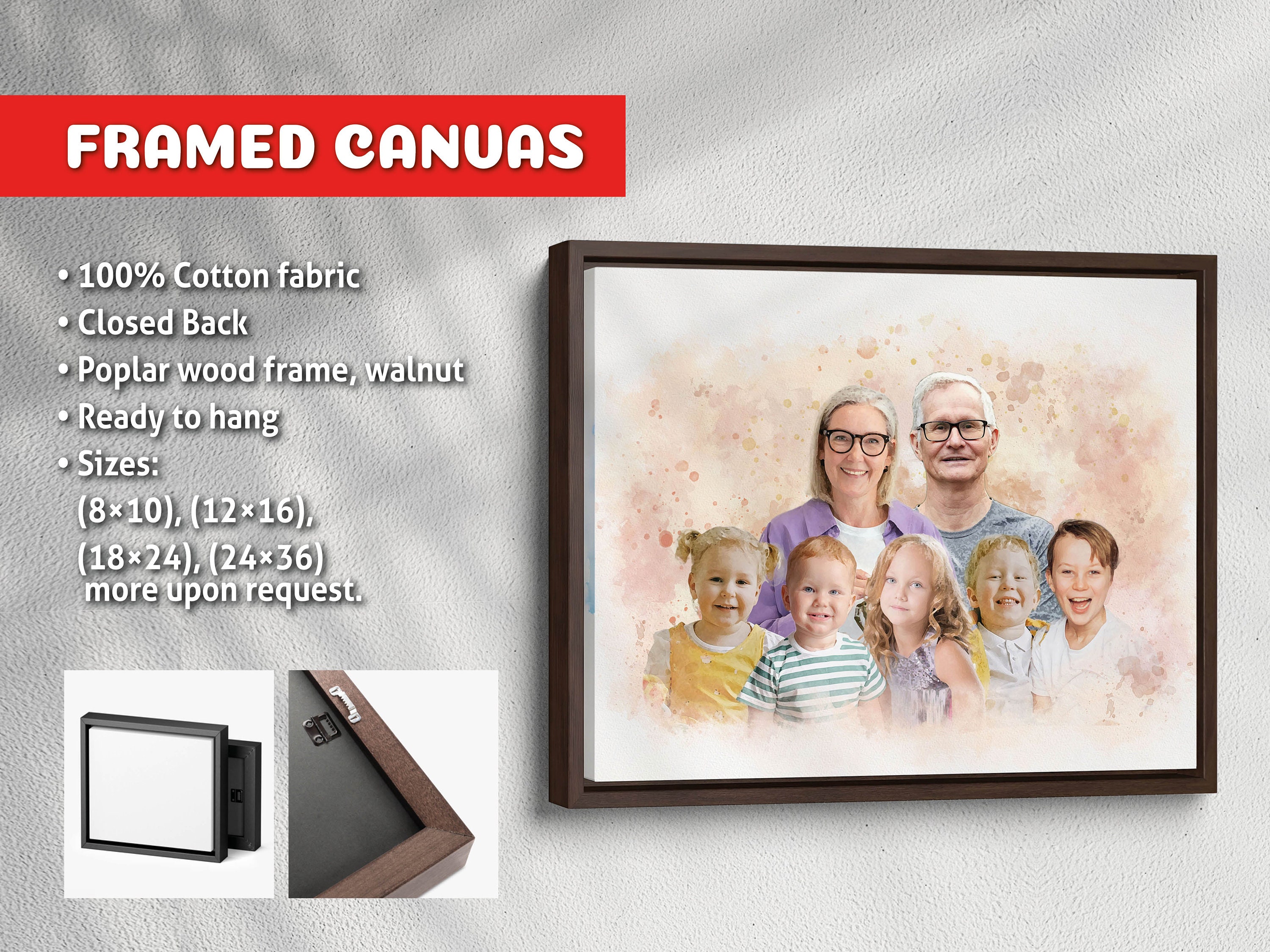 Combine Merge Multiple Pictures Together, Customized Family Portrait ...