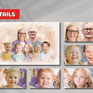 Combine Merge Multiple Pictures Together, Customized Family Portrait ...