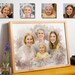 Custom Sketch Drawing for Grief Gift Canvas, Add Loved One Black and ...