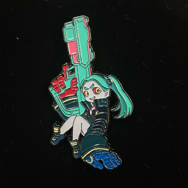 Cyberpunk Enamel Pin - Etsy