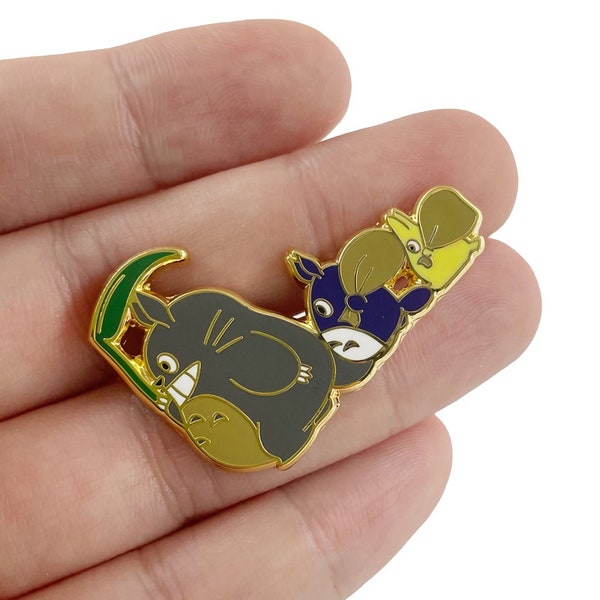 Totoro Enamel Pin - Etsy