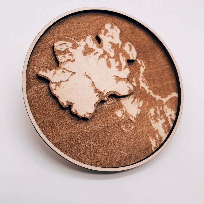 The Last of Us Clicker Zombie 3D Wood Model TLOU Video Game - Etsy