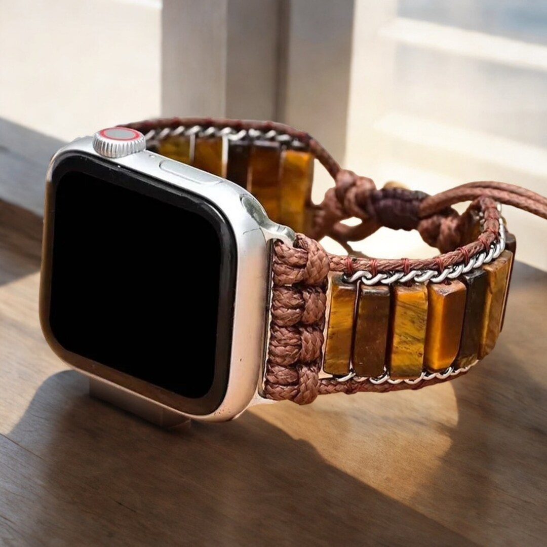 Chic Chakra Stone Bracelet for Apple Watch Elegant 38mm, 41mm, 42mm ...