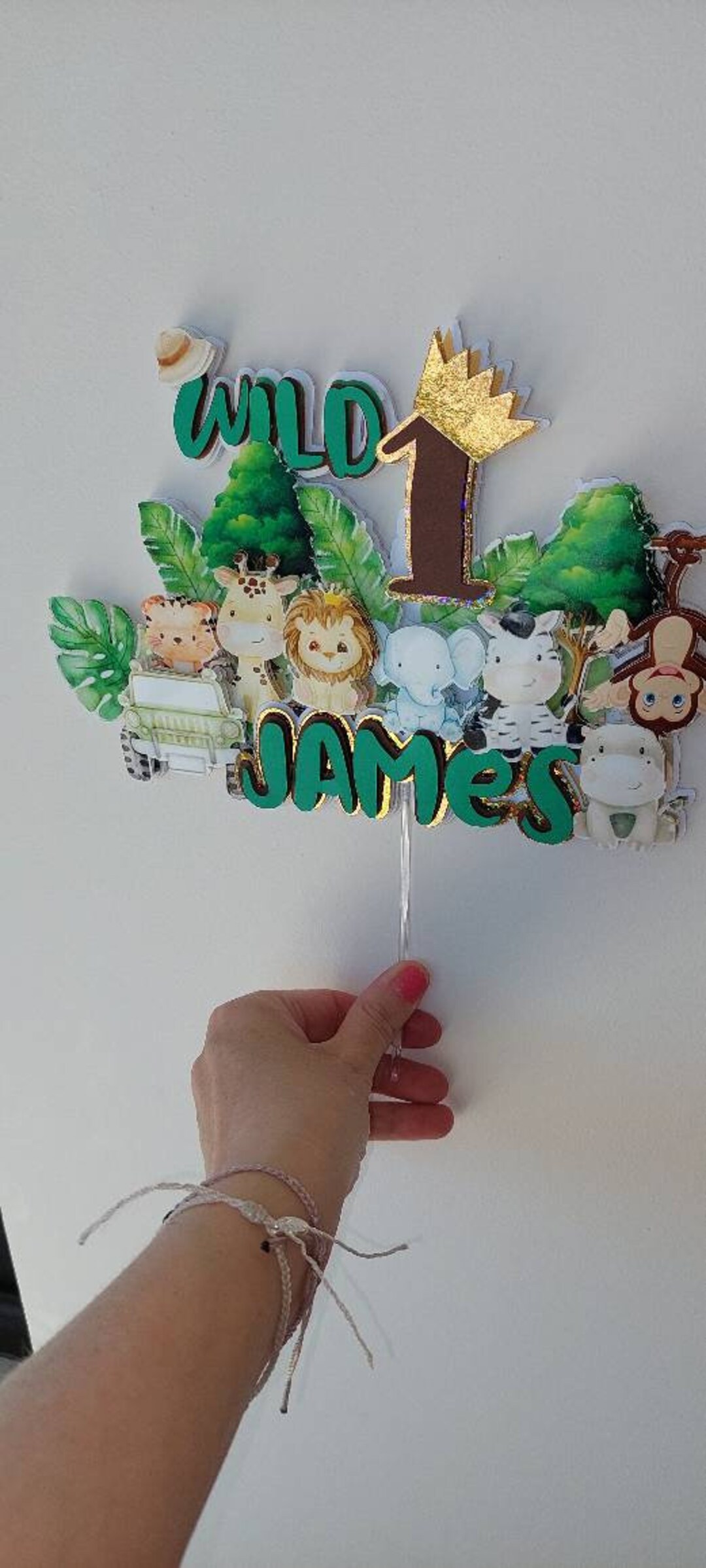 Wild One Theme Cake Topper - Etsy Ireland