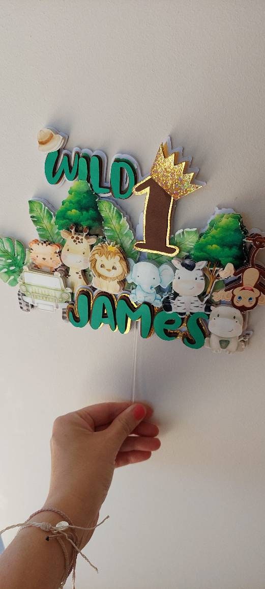 Wild One Theme Cake Topper - Etsy Ireland