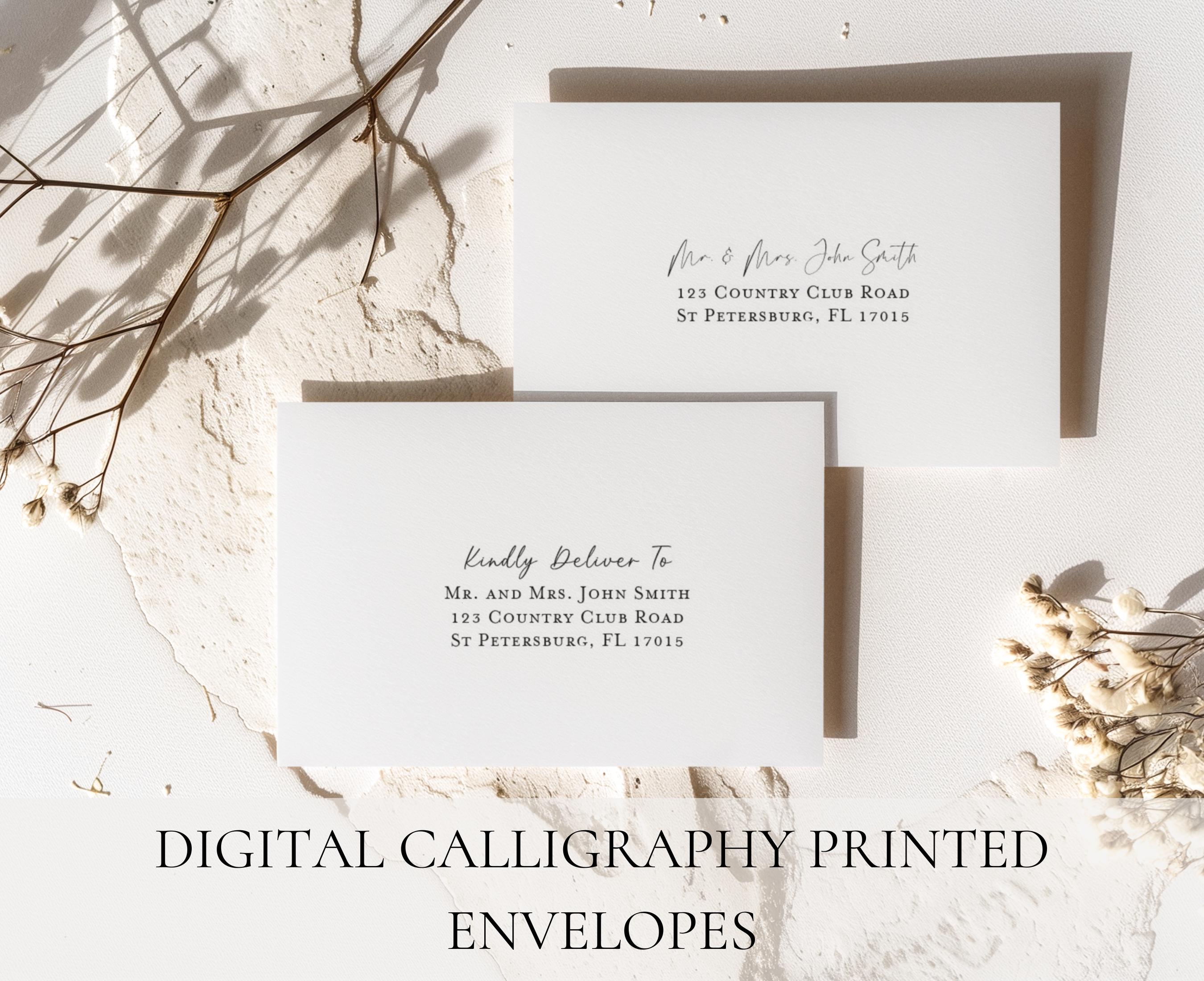 Envelope Address Printing, Wedding Address Envelopes, Envelope ...
