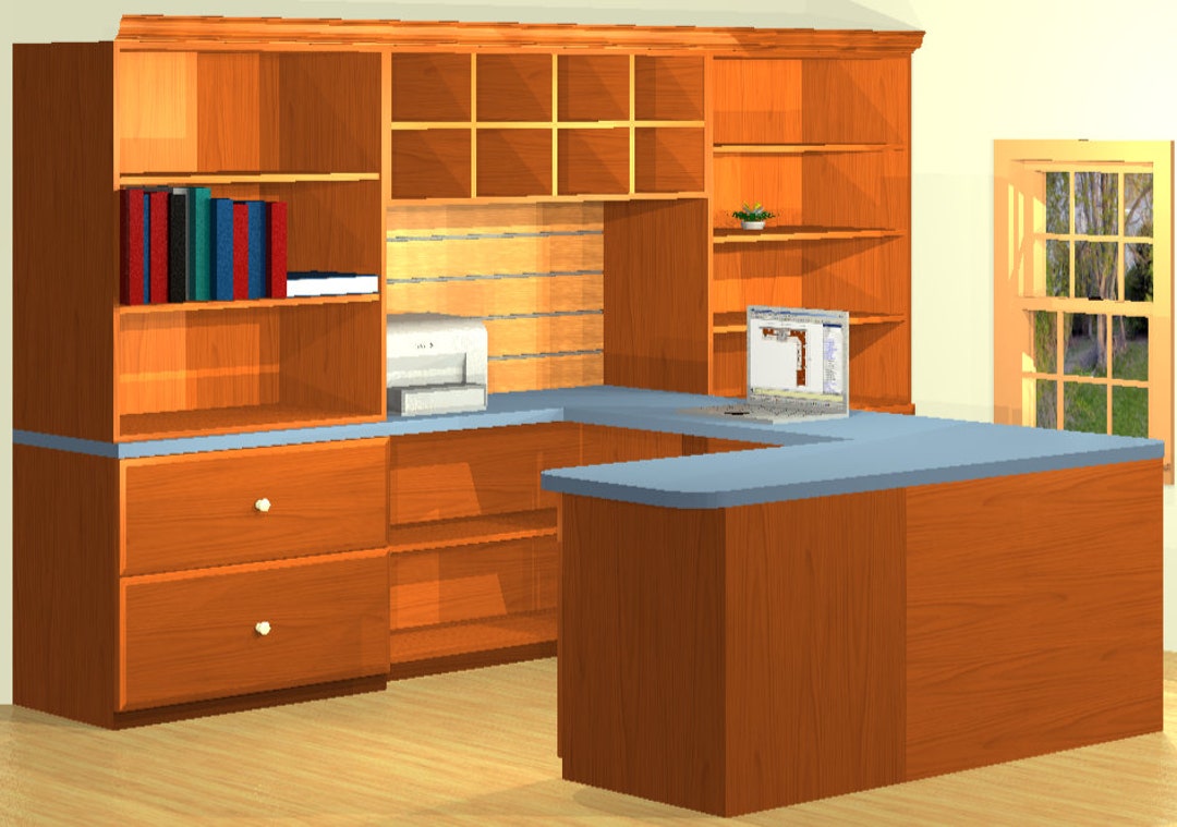 Detail Blueprint for Your Home Office - 3D Drawings + FREE Consultation ...