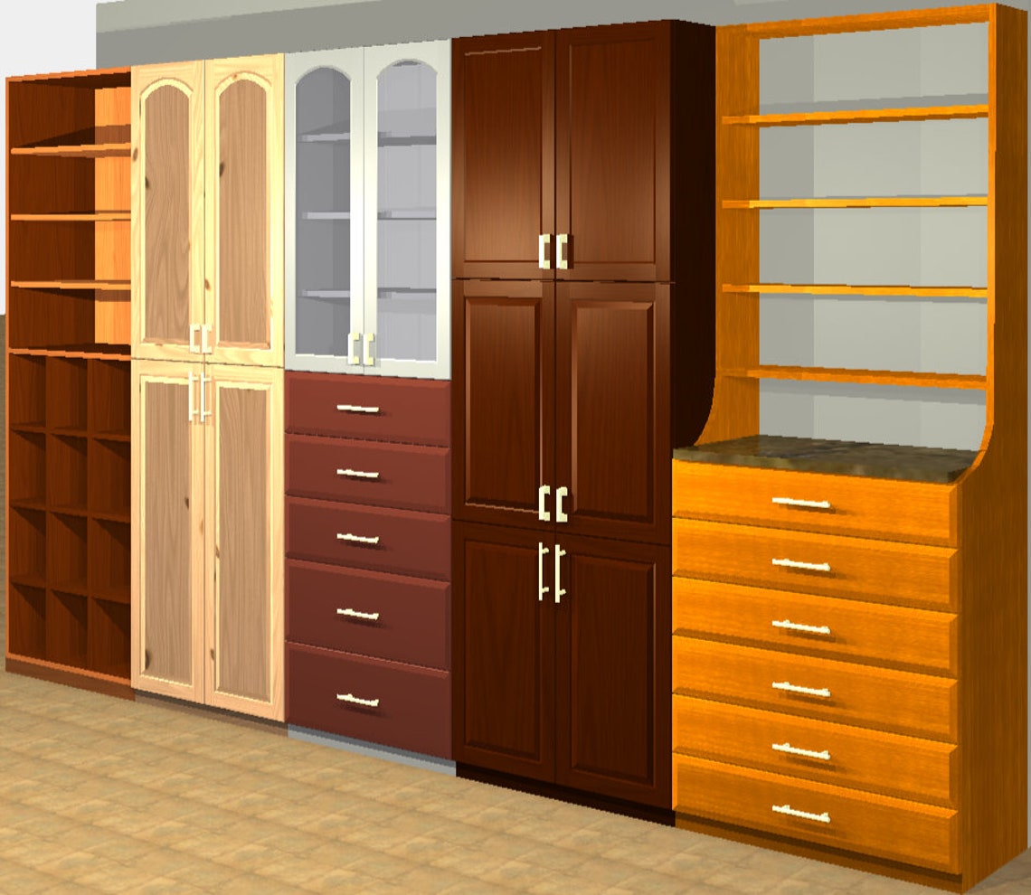 Detail Blueprint for a Pantry + 3D Drawings + FREE Consultation With ...