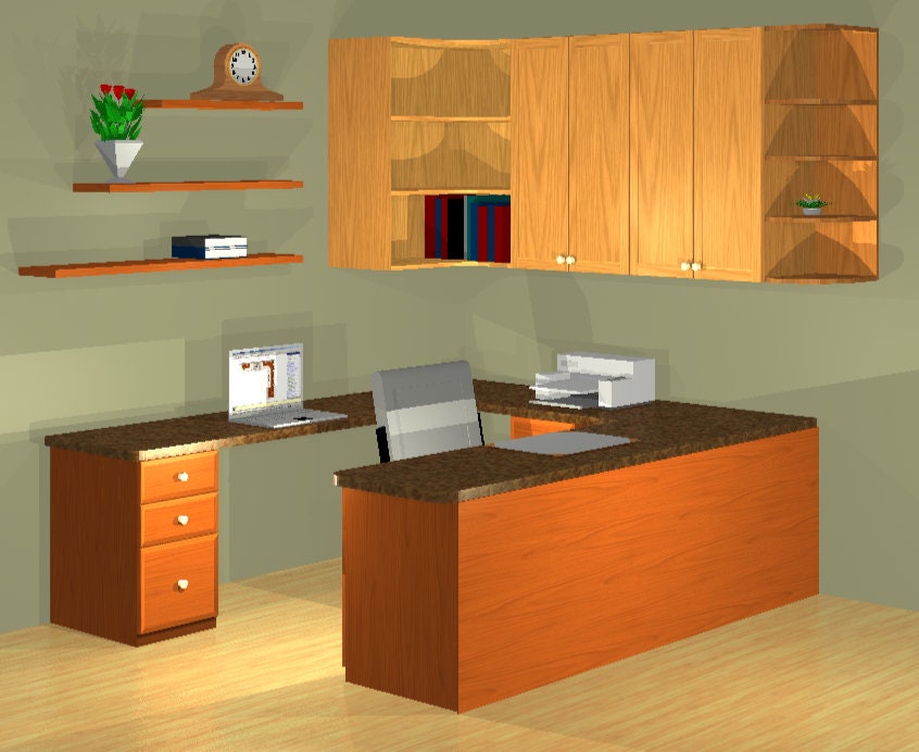 Detail Blueprint for Your Home Office 3D Drawings FREE Consultation ...