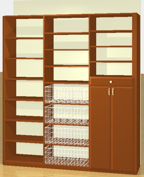 Detail Blueprint for a Pantry + 3D Drawings + FREE Consultation With ...
