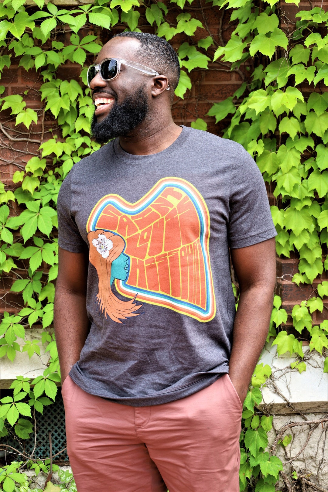Psychedelic Saint Louis Shirt, Saint Louis Tshirt, Retro Shirt, St ...
