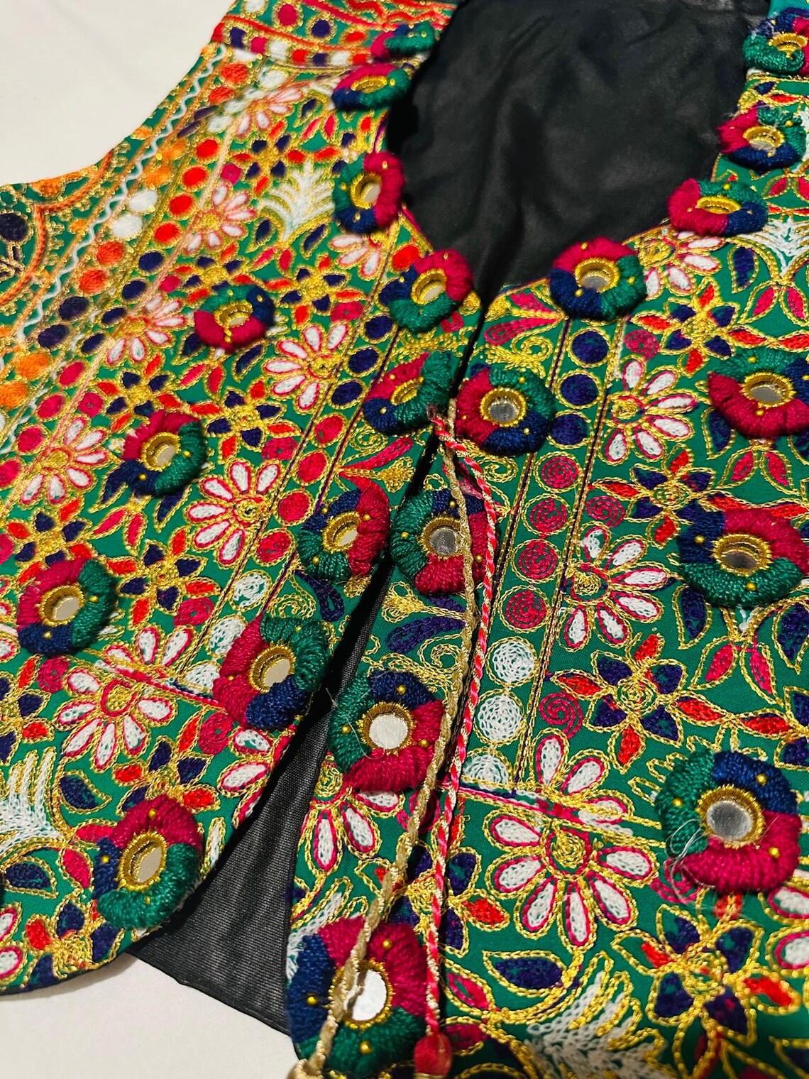 Afghan Traditional Waistcoat for Girls and Women Colourful Designs With ...