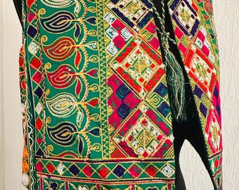 Afghan Traditional Waistcoat for Girls and Women Colourful Designs With ...