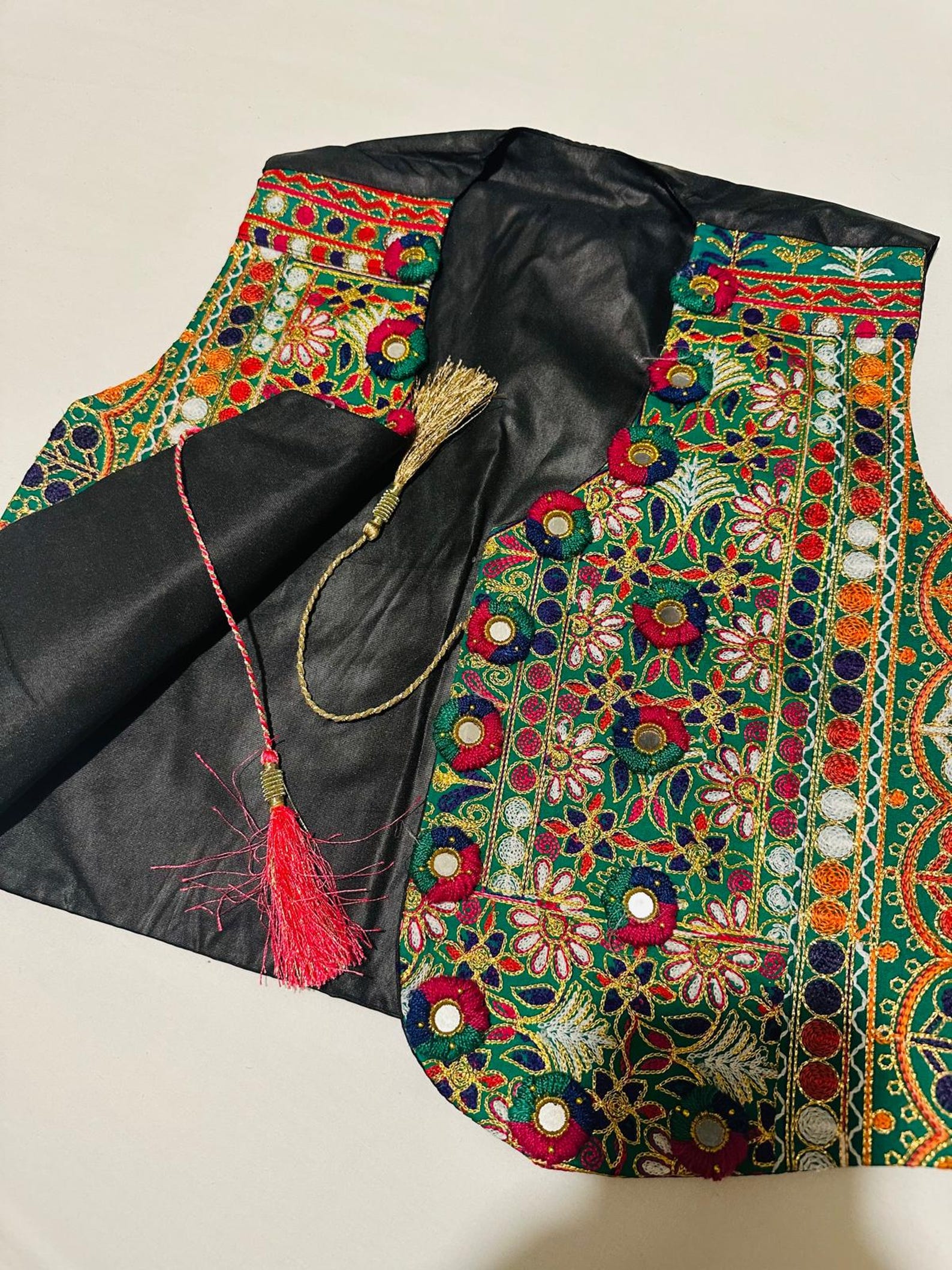 Afghan Traditional Waistcoat for Girls and Women Colourful Designs With ...
