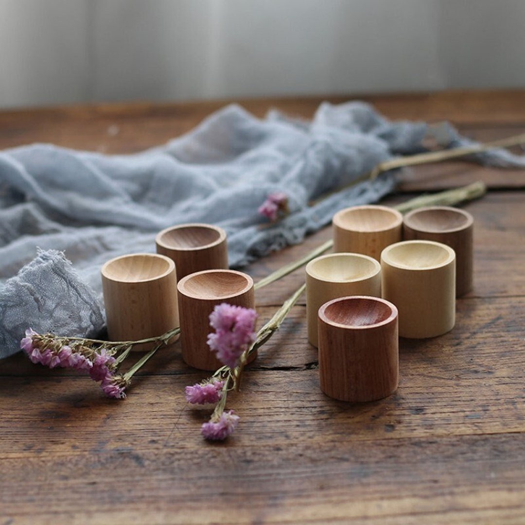 Wood Essential Oil Diffuser, Cylinder Diffuder 4x4cm, Home Fragrance ...