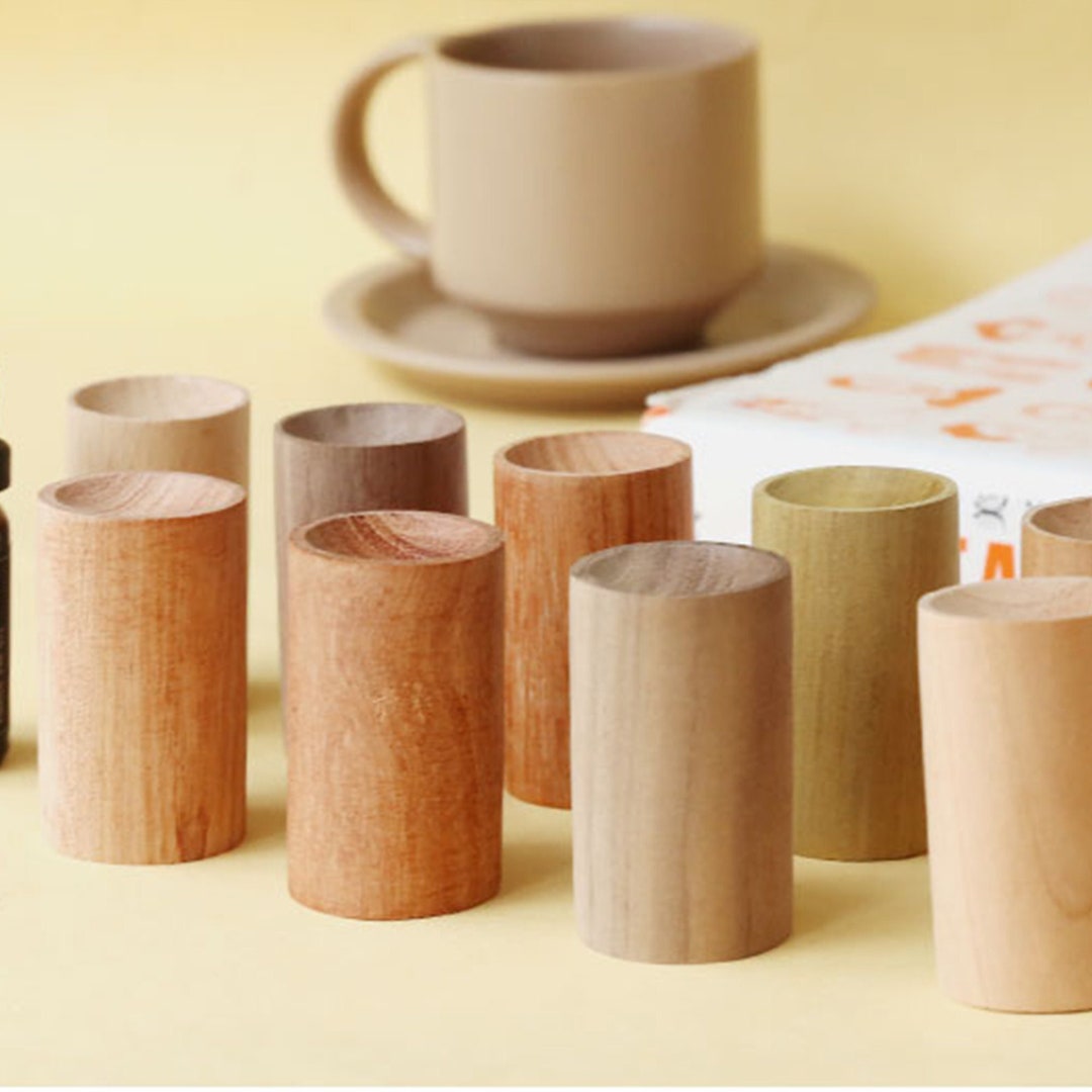 Cylinder Essential Oil Diffuser Handmade Wood Diffuser Home Fragrance ...