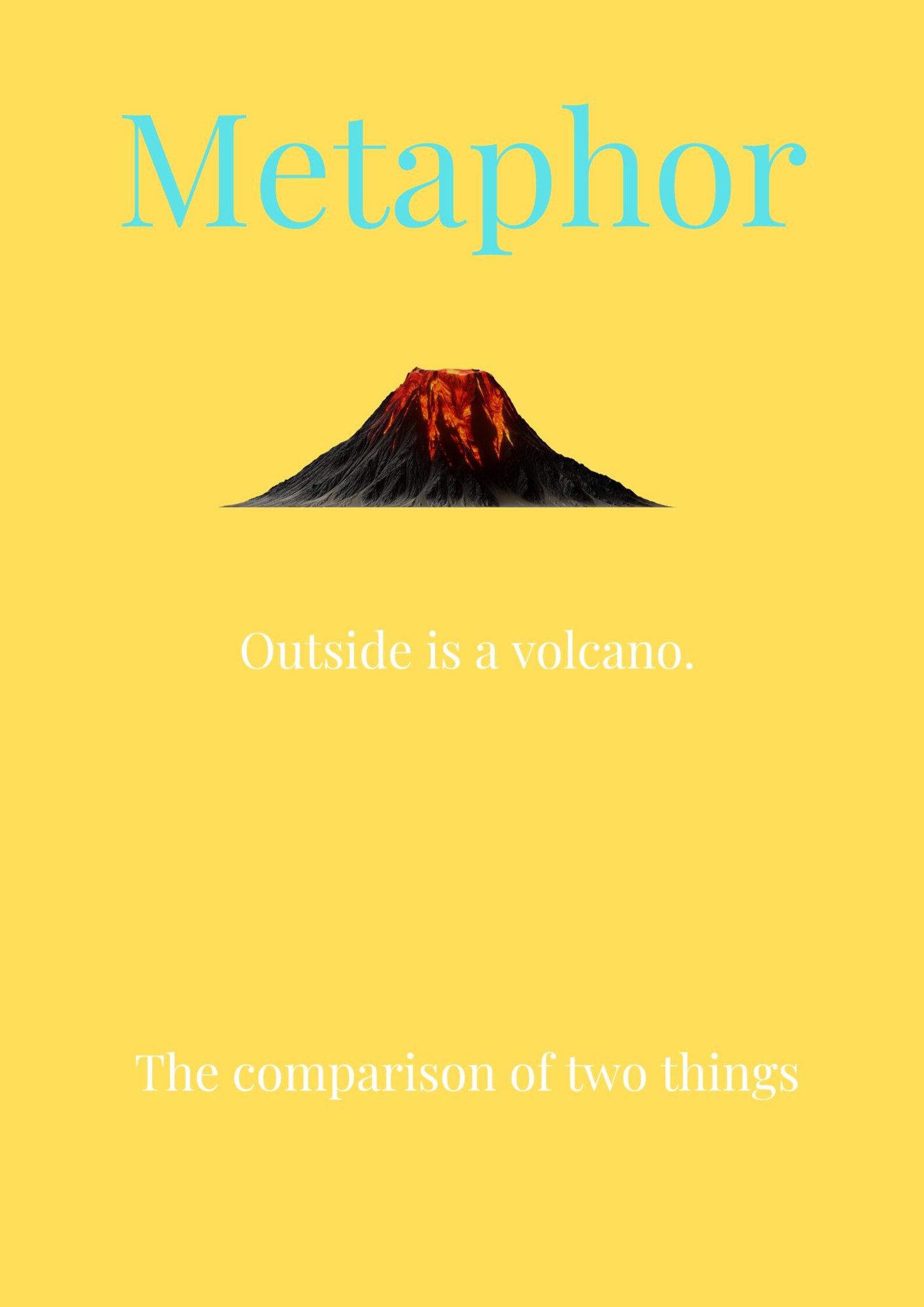 Literary Device Poster-simile, Metaphor - Etsy