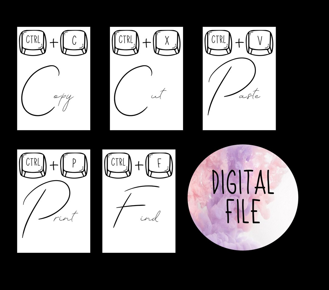 Computer Science IT Technology Classroom Office Decor Digital Printable ...