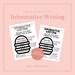 Informative Writing Anchor Chart: ELA Classroom Poster (digital Print ...