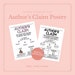 Author's Claim Anchor Chart: ELA Classroom Poster (digital Print) - Etsy