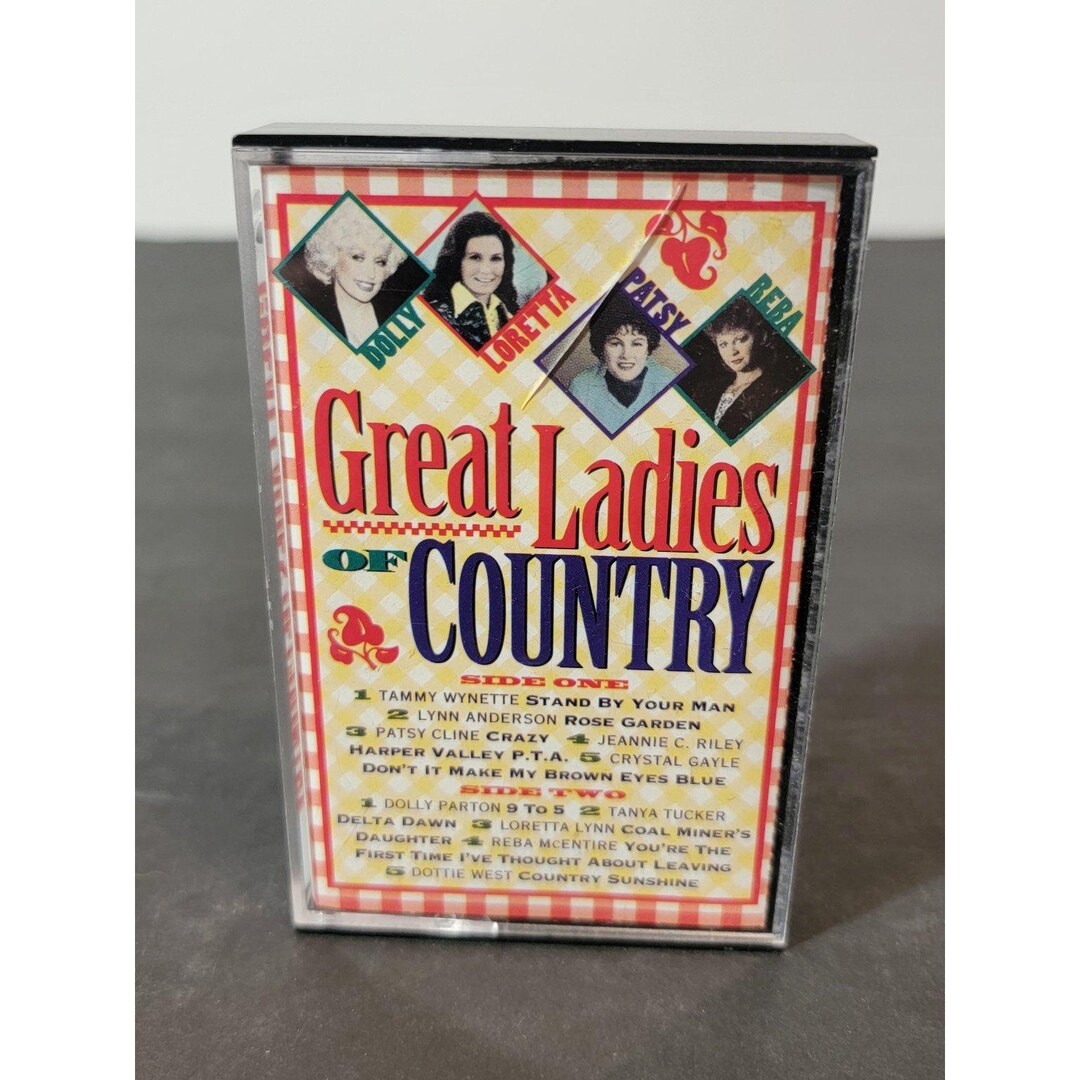 Great Ladies of Country Cassette 1992 Dolly Loretta Patsy Reba - Etsy