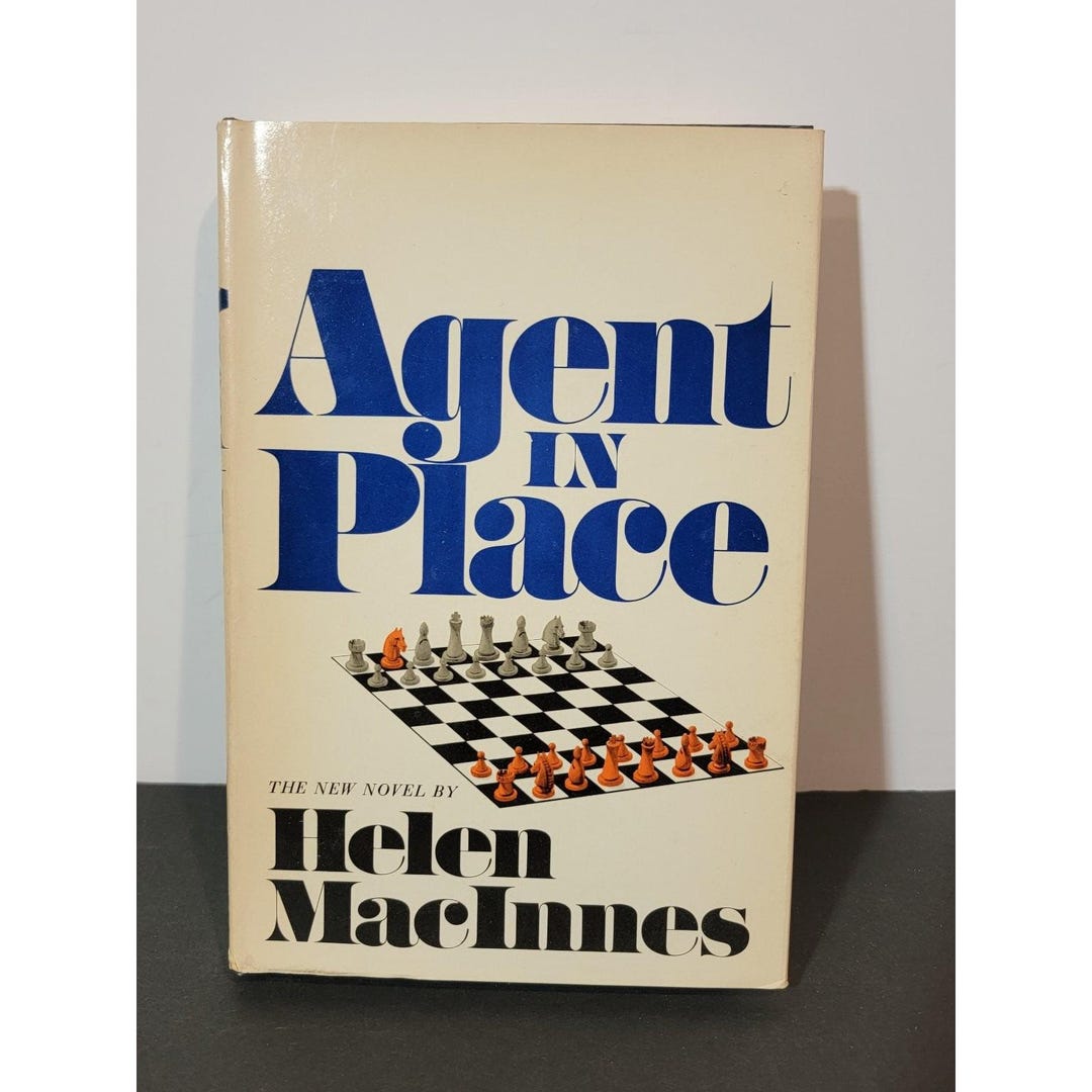 Agent in Place Helen Macinnes 1976 First Edition Thriller Doubleday - Etsy