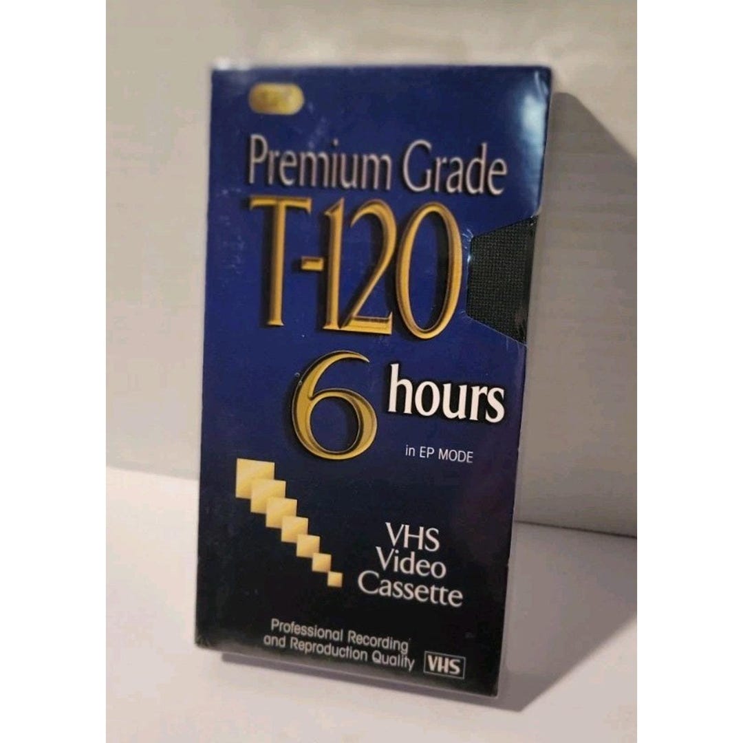 New Sealed Tozai VHS T-120 Tape - 6 Hours EP Mode - Etsy