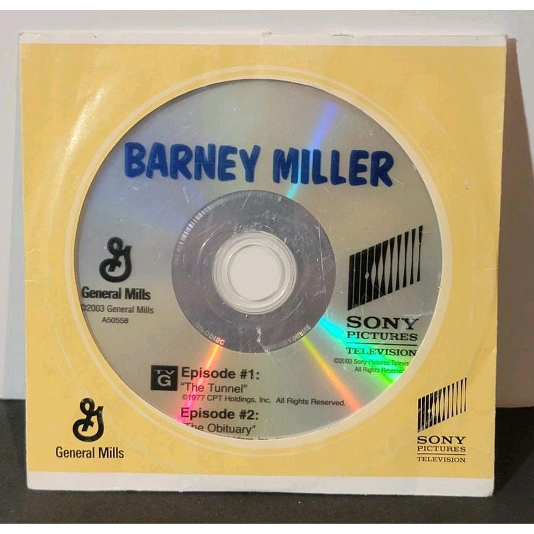 2003 General Mills Cereal Barney Miller DVD Episodes: the Tunnel the ...