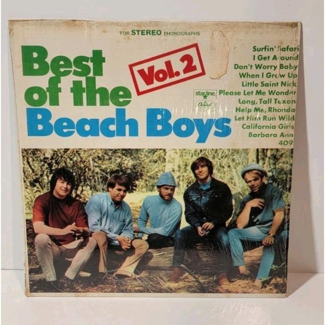 Best of the Beach Boys Vol. 2 Vinyl Record Album LP 1967 Capitol ...