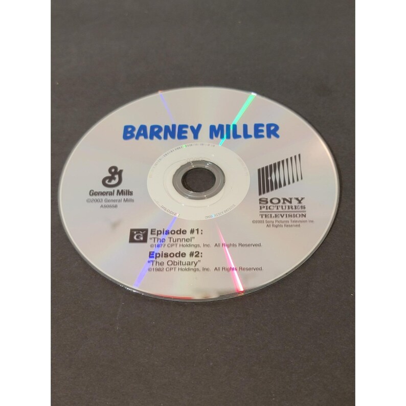 2003 General Mills Cereal Barney Miller DVD Episodes: the Tunnel the ...