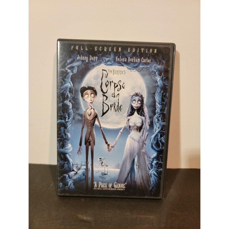 Corpse Bride DVD 2005 Full-screen Edition Johnny Depp Helena Bonham - Etsy
