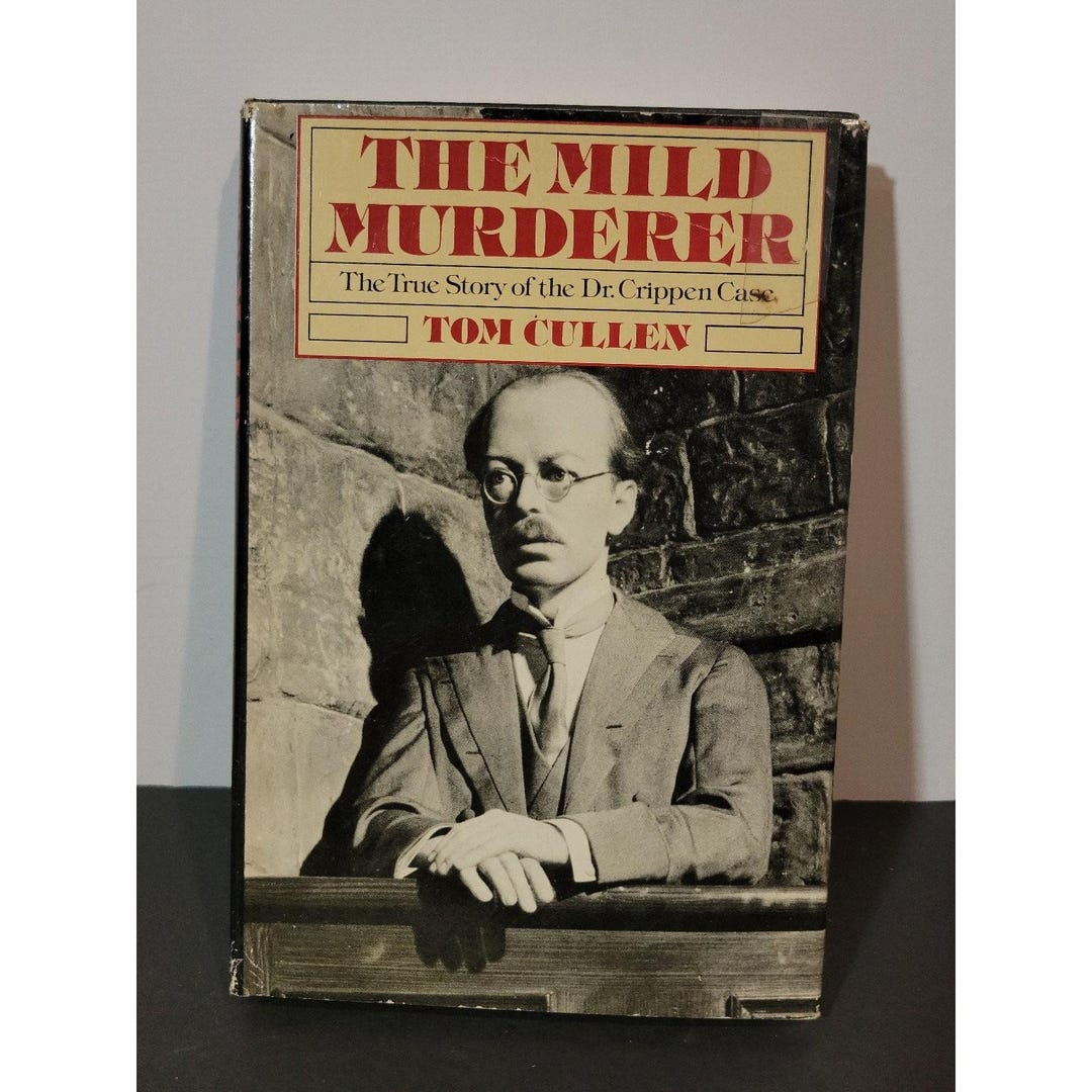 The Mild Murderer Tom Cullen 1977 True Crime Dr. Crippen Case - Etsy