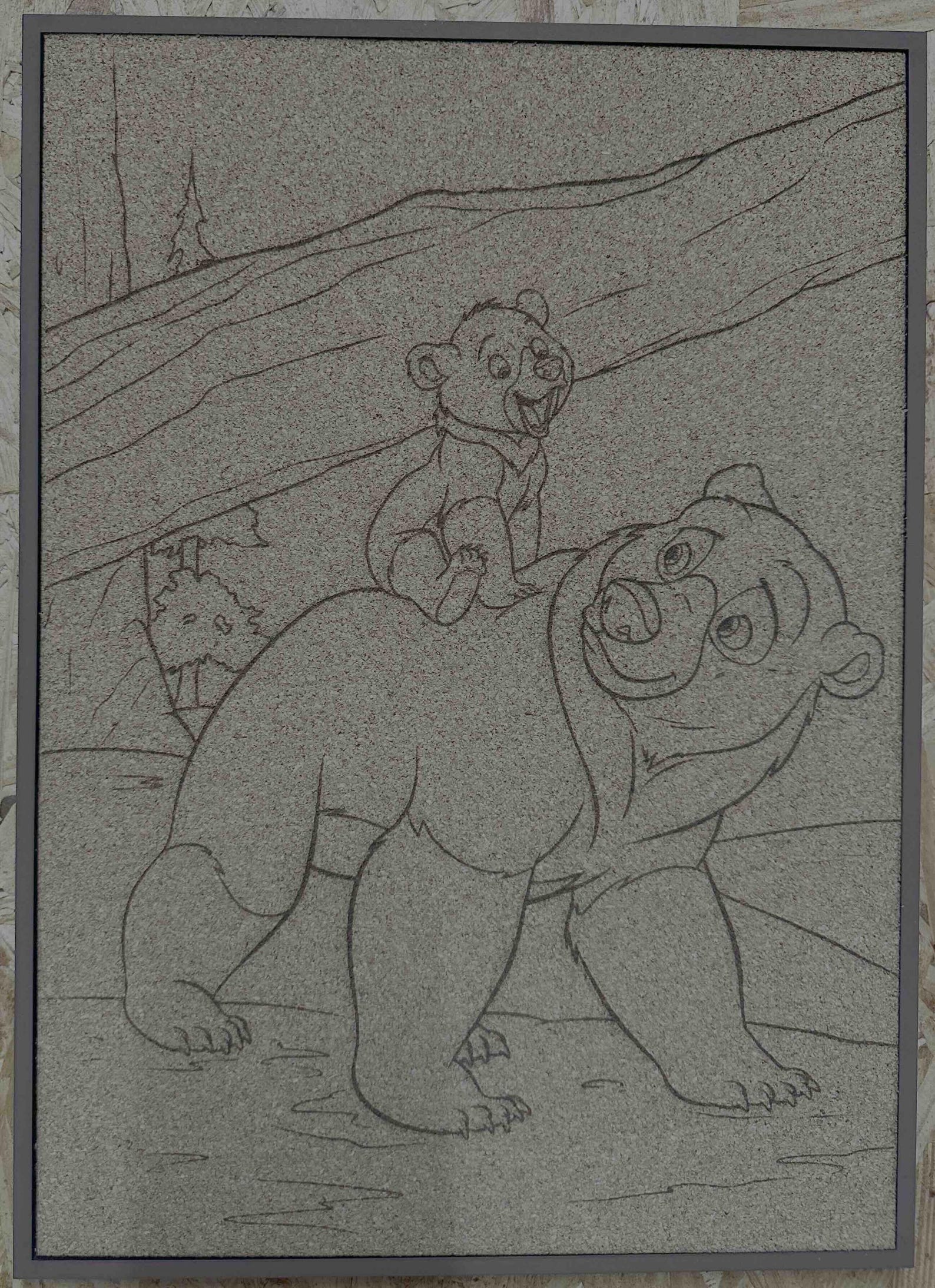 Brother Bear Pin Board | Inspired by Kenai, Koda, Rutt & Tuke - Etsy