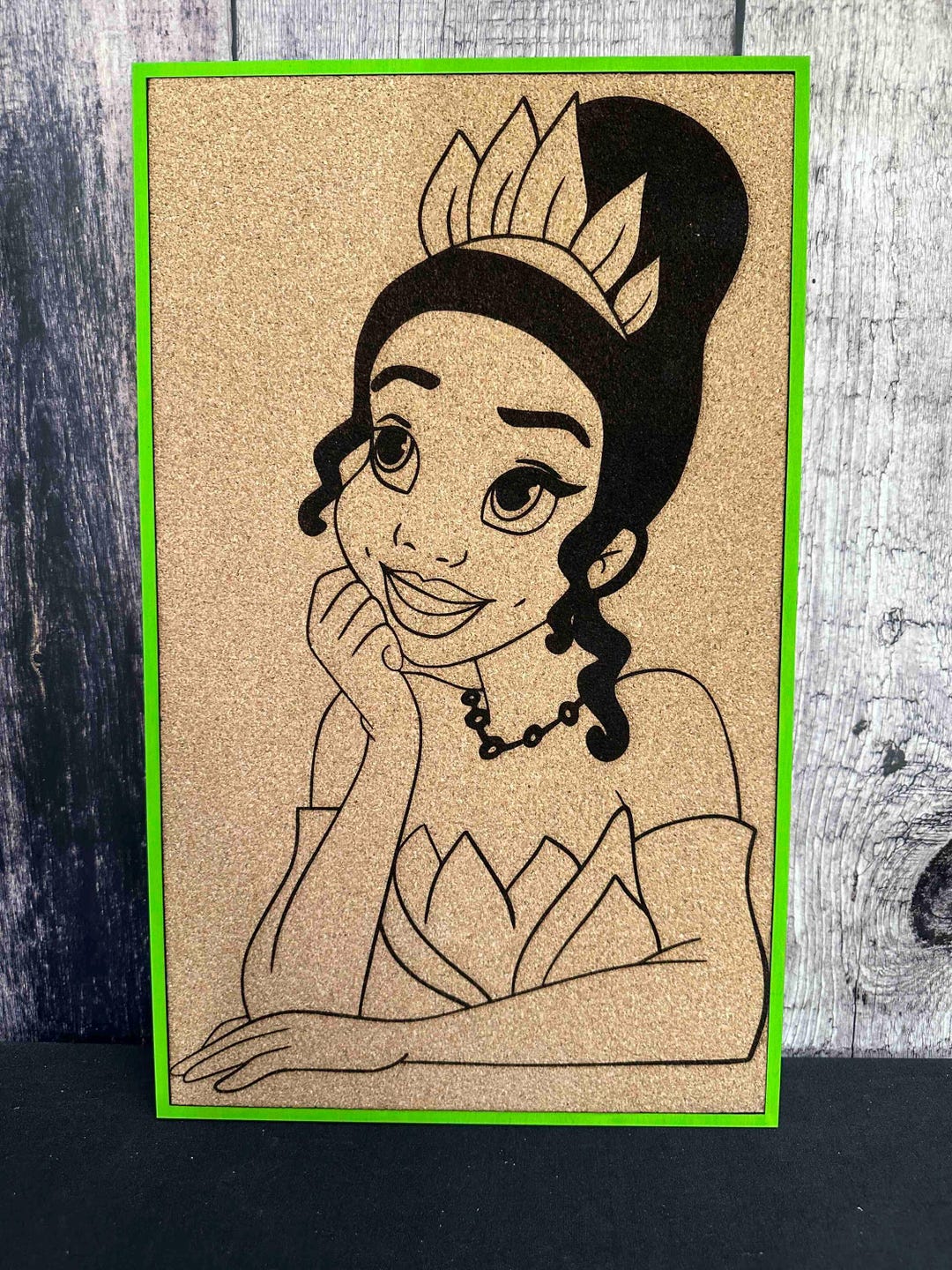 Tiana Portrait Pin Board | Princess and the Frog Display | Disney Pin ...
