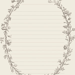 Digital Letter Template - Etsy