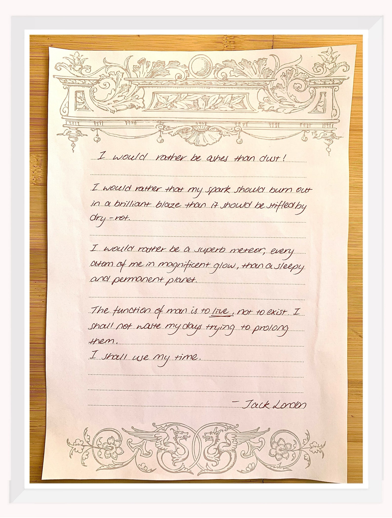 Digital Letter Template - Etsy