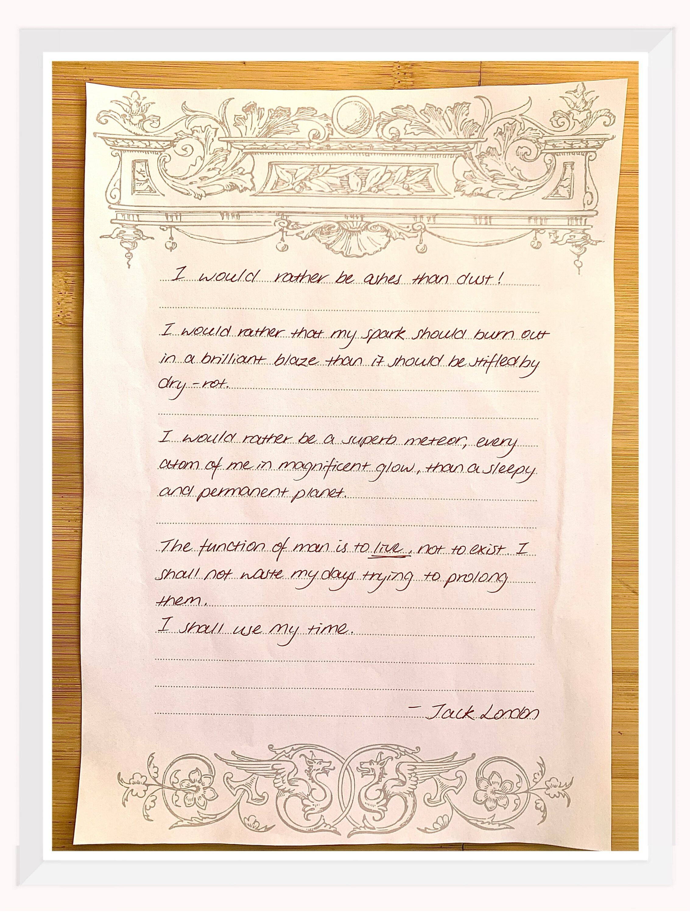 Digital Letter Template - Etsy