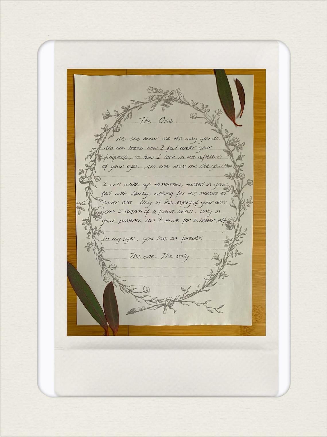 Digital Letter Template - Etsy