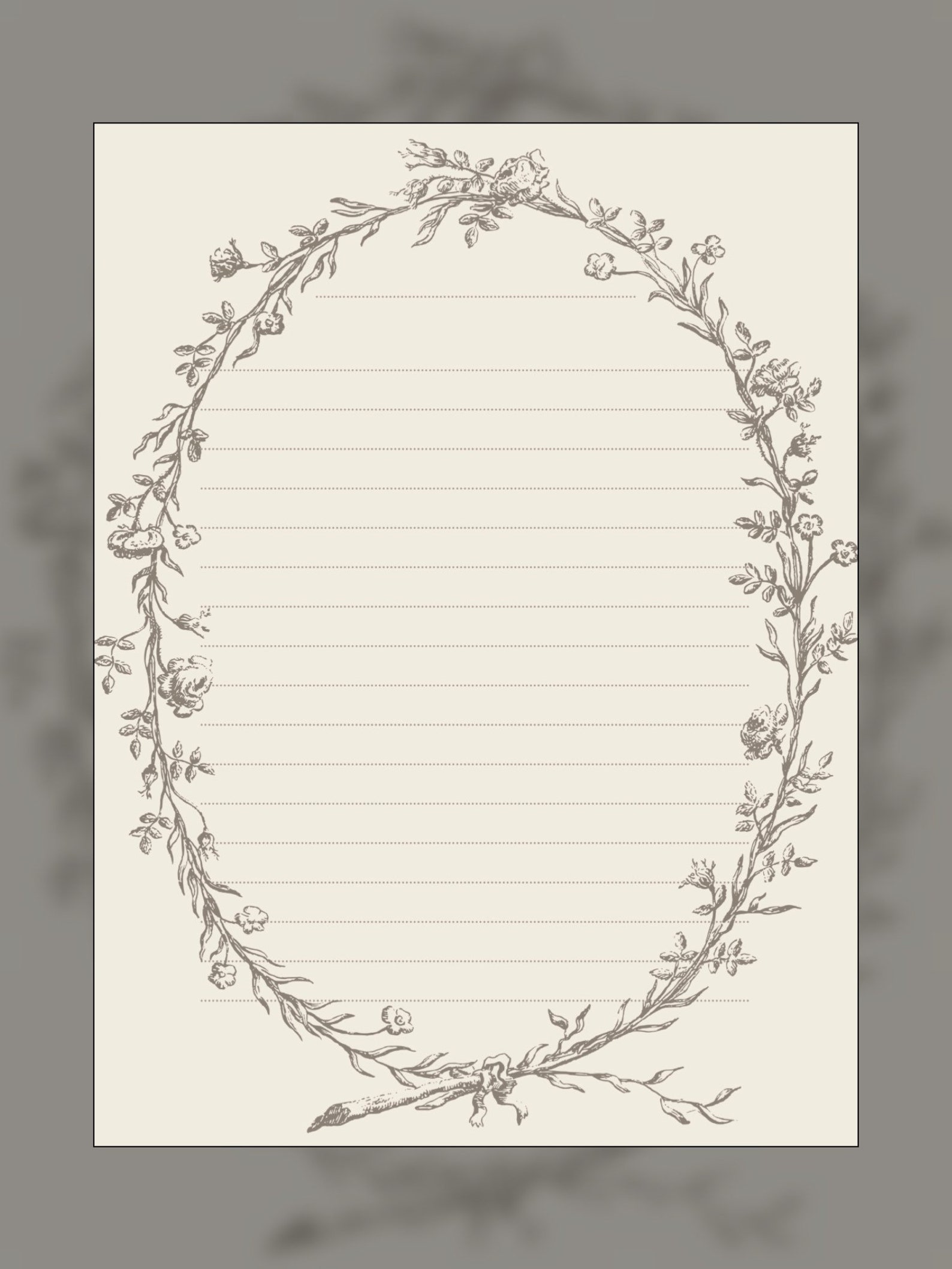 Digital Letter Template - Etsy