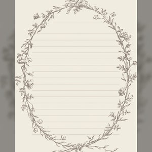 Digital Letter Template - Etsy