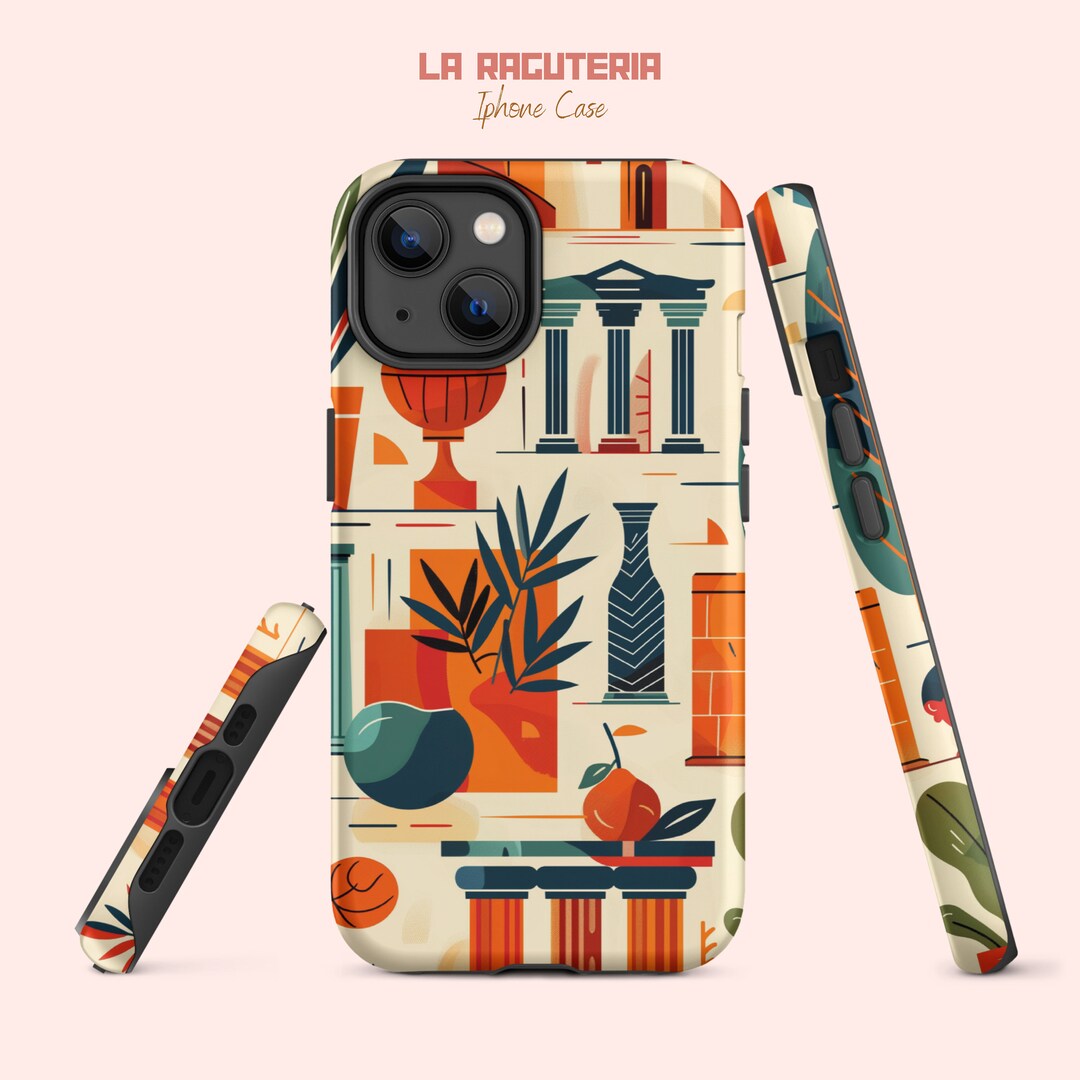MEDITERRANEAN CHIC Tough Case for iPhone 15 Pro Max, iPhone 15 Plus ...