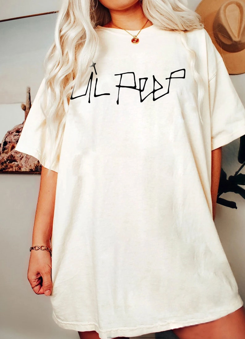 Lil Peep Lil Peep Merch Lil Peep Shirt Emo Goth Lil Peep - Etsy