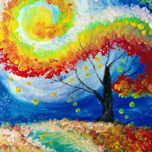 Underwater Painting Fish Art Seascape Painting Original Artwork Acrylic ...