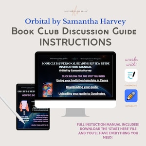 Orbital by Samantha Harvey Book Club Discussion Guide - Etsy