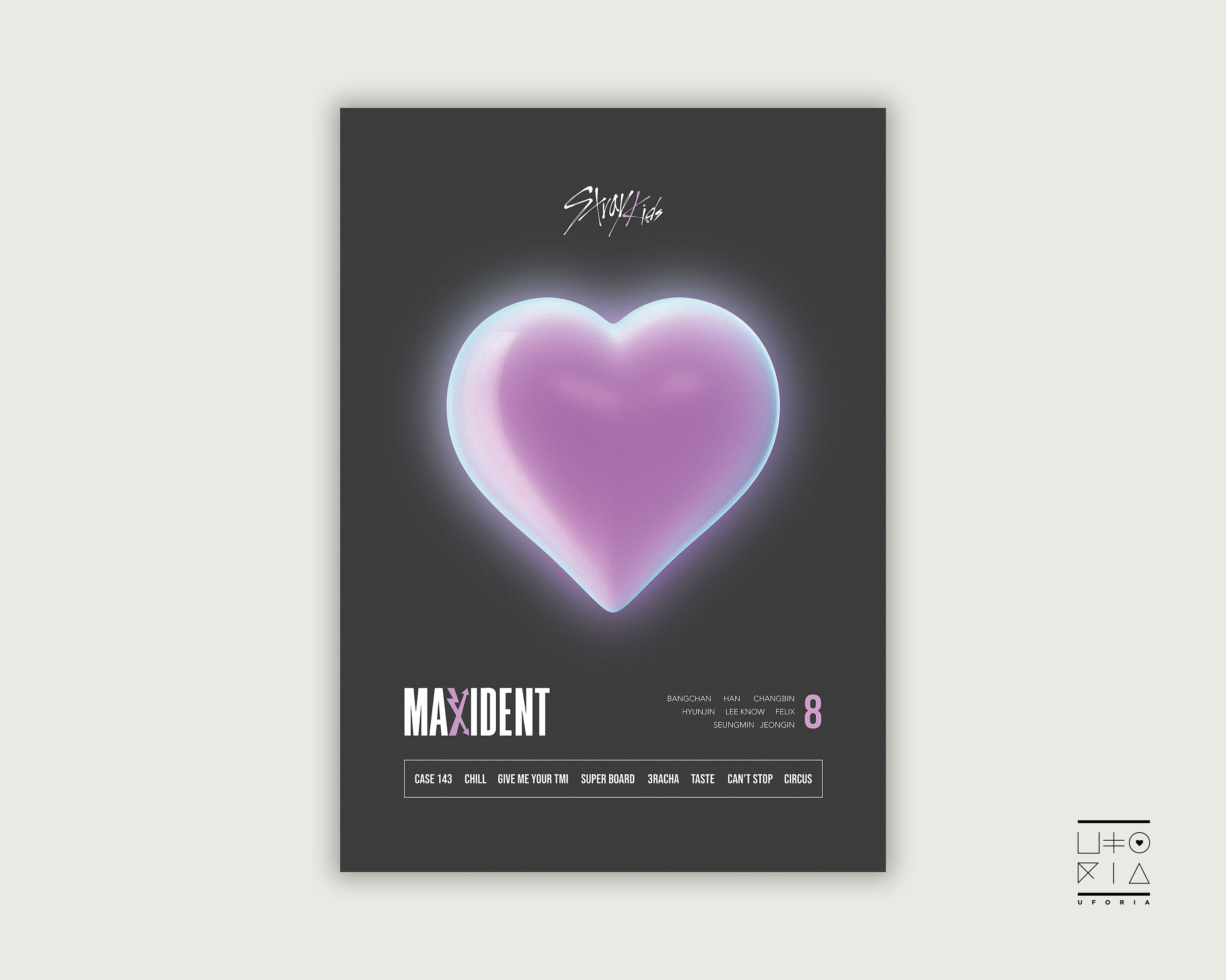 Stray Kids MAXIDENT Poster Aesthetic Heart Pink Digital - Etsy Finland
