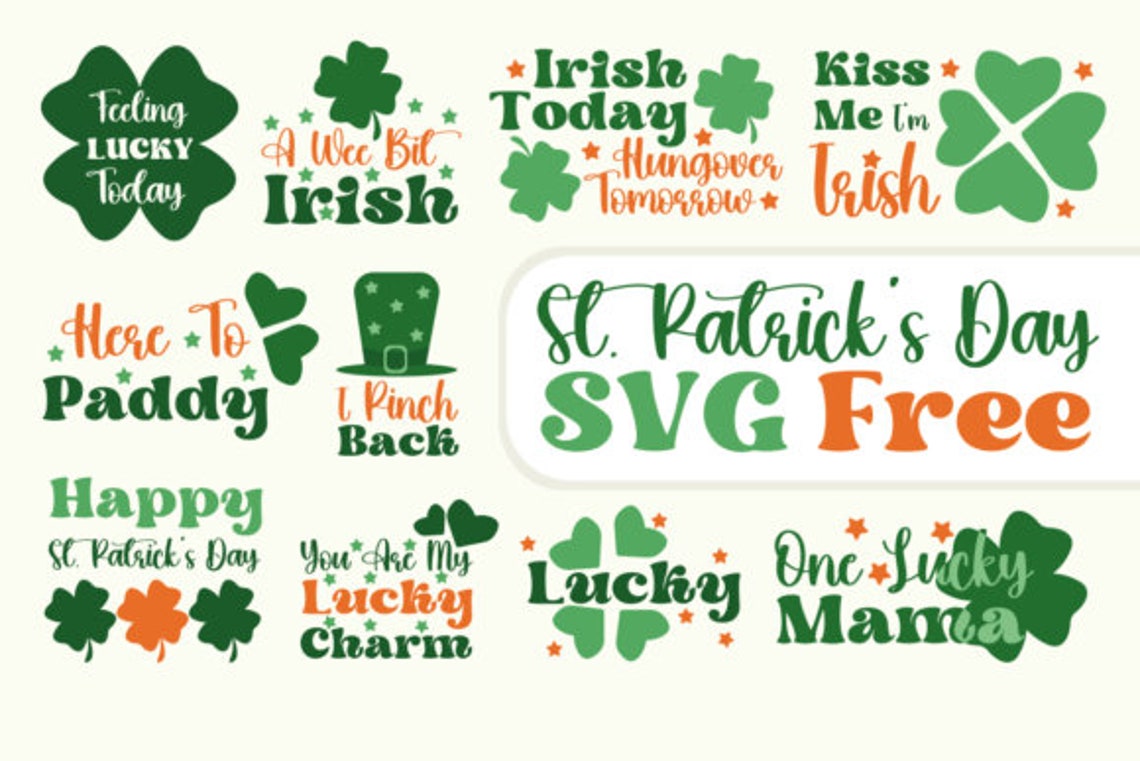 St. Patricks Day SVG Bundle St Patrick's Day Cut Files, St. Patty's Day ...