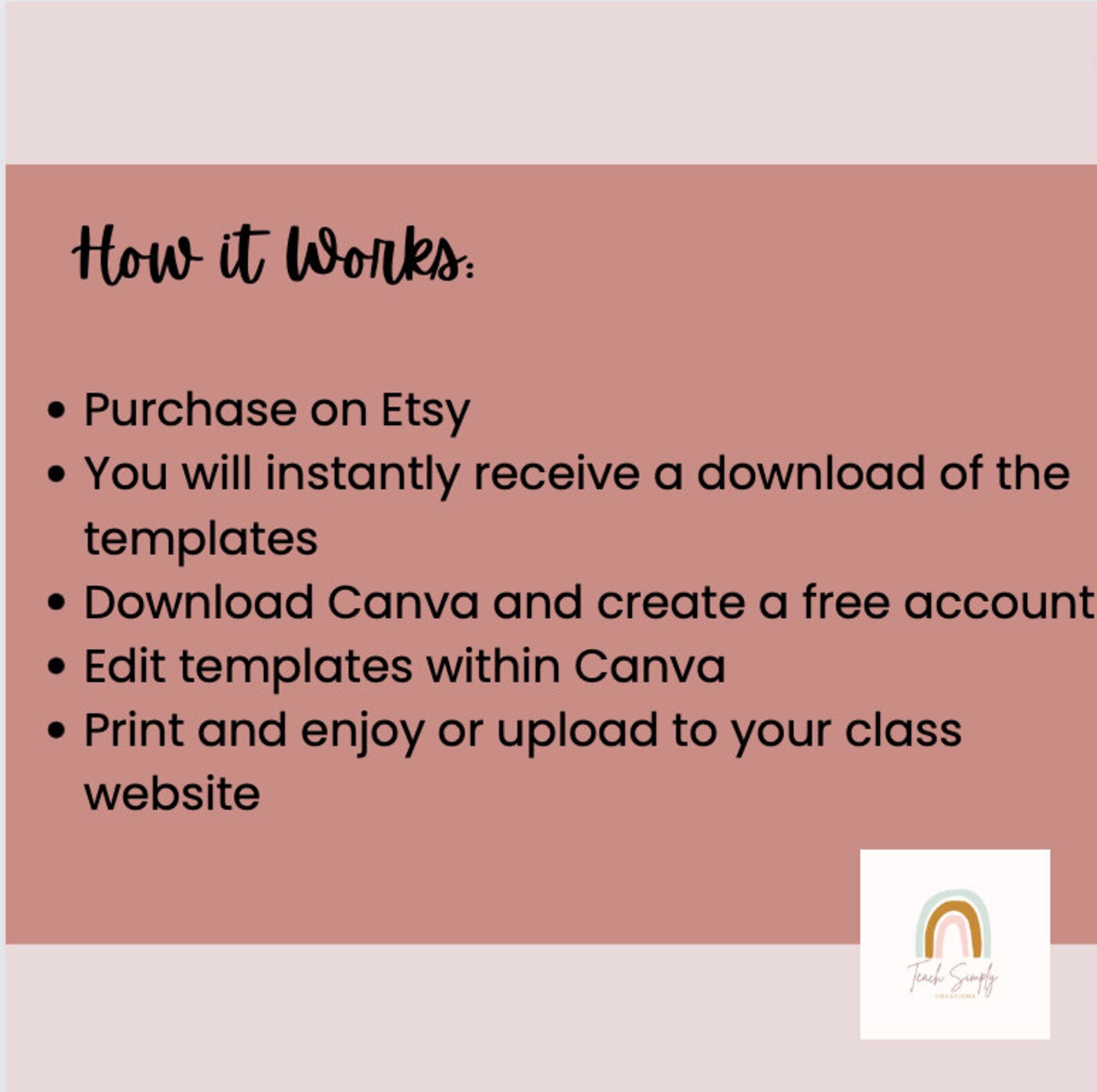 BOHO Classroom Rules Poster - Etsy