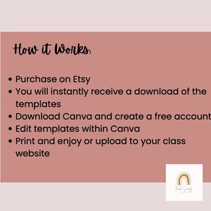 BOHO Classroom Rules Poster - Etsy